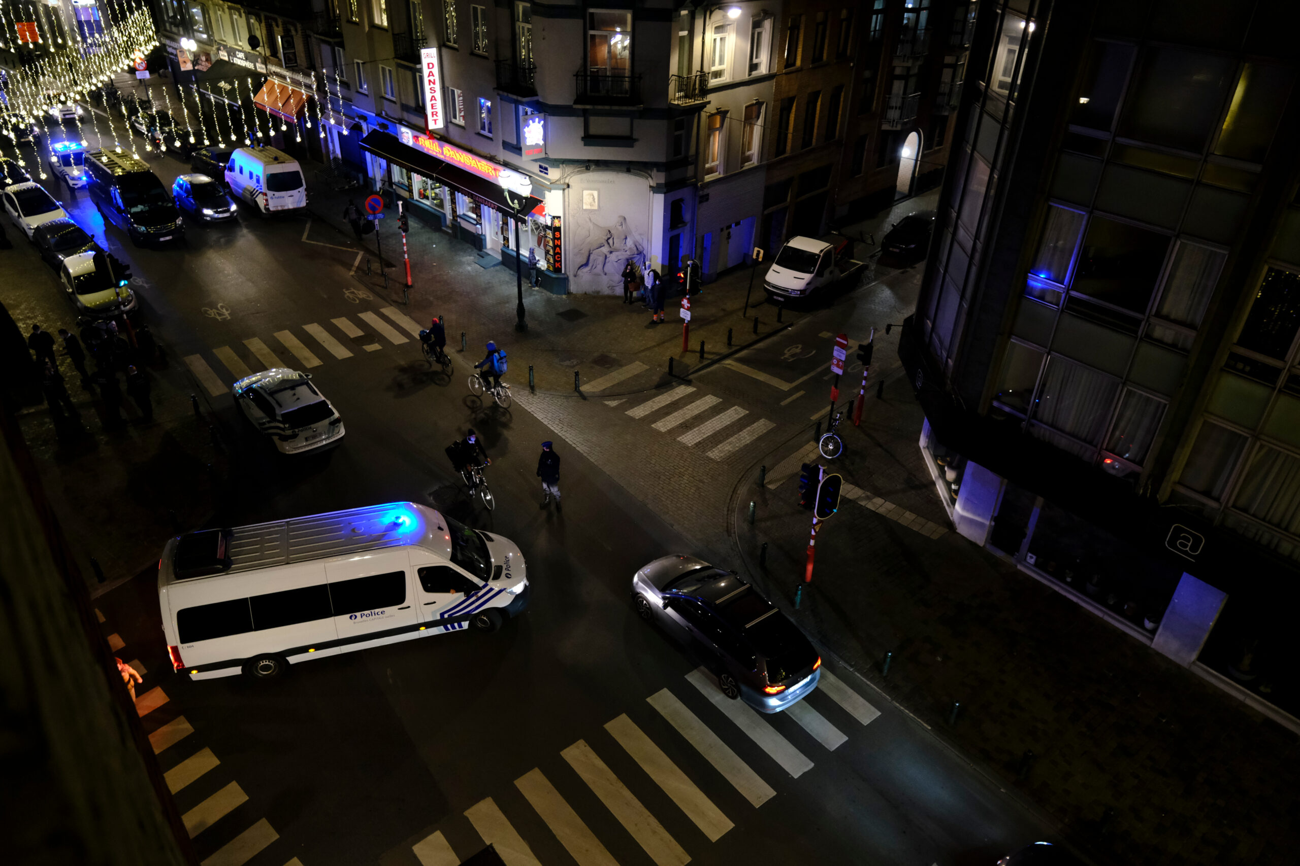 A Fatal Pedestrian Accident Blocks Busy Intersection